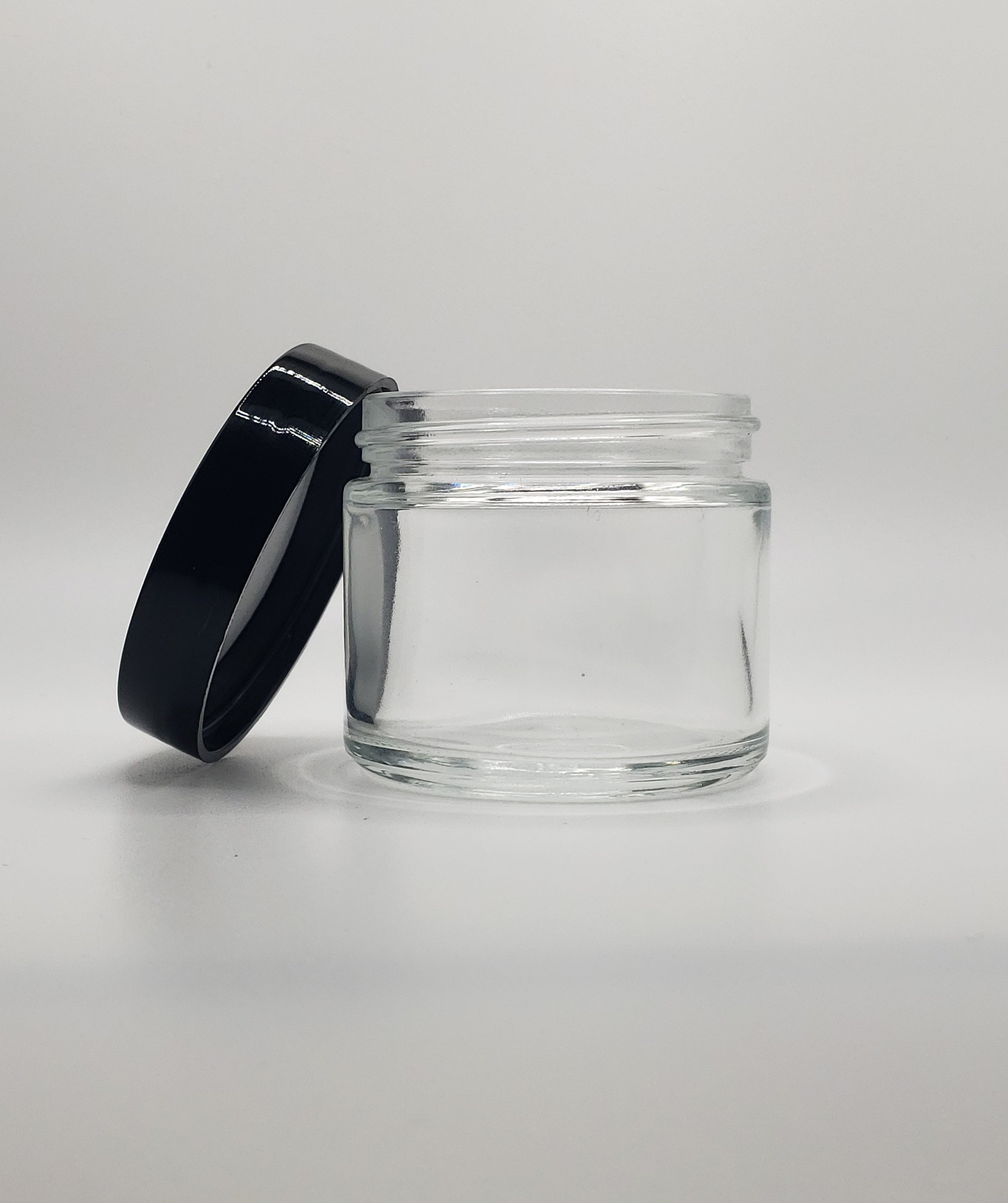 2 oz, Clear Glass - Blk | P1 Packaging